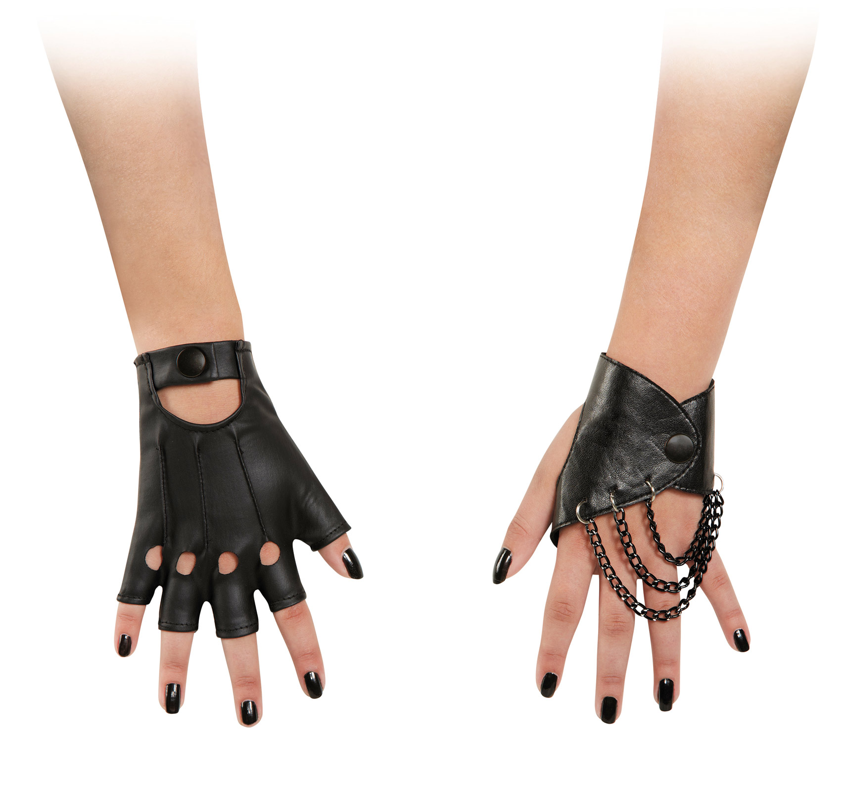 Disney's Descendants Mal CHILD Fingerless Gloves Costume Accessories ...