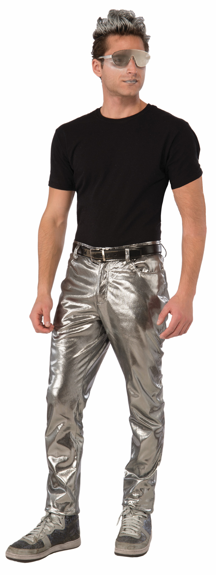 Futuristic Human Space Fashion Alien UFO Martian Men's Costume Pants ...