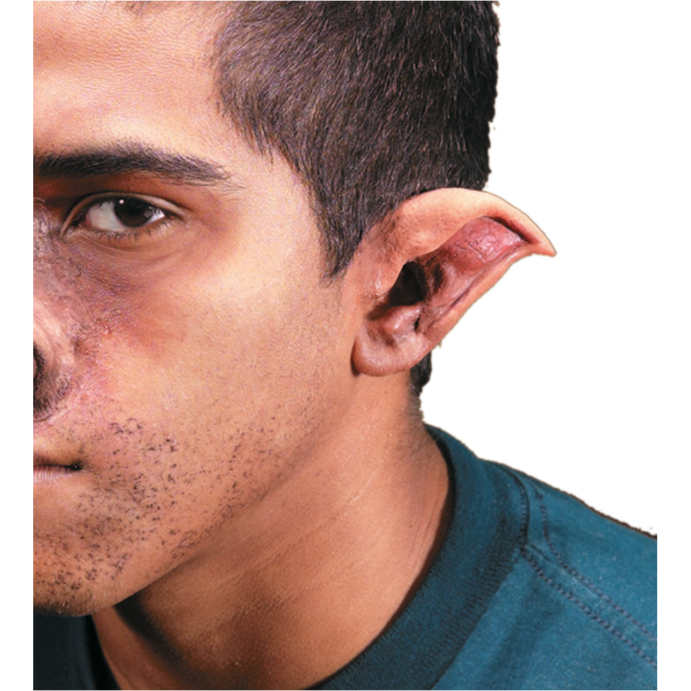 Latex Pointed Evil Dark Elf Goblin Demon EARS Costume Cosplay Makeup ...
