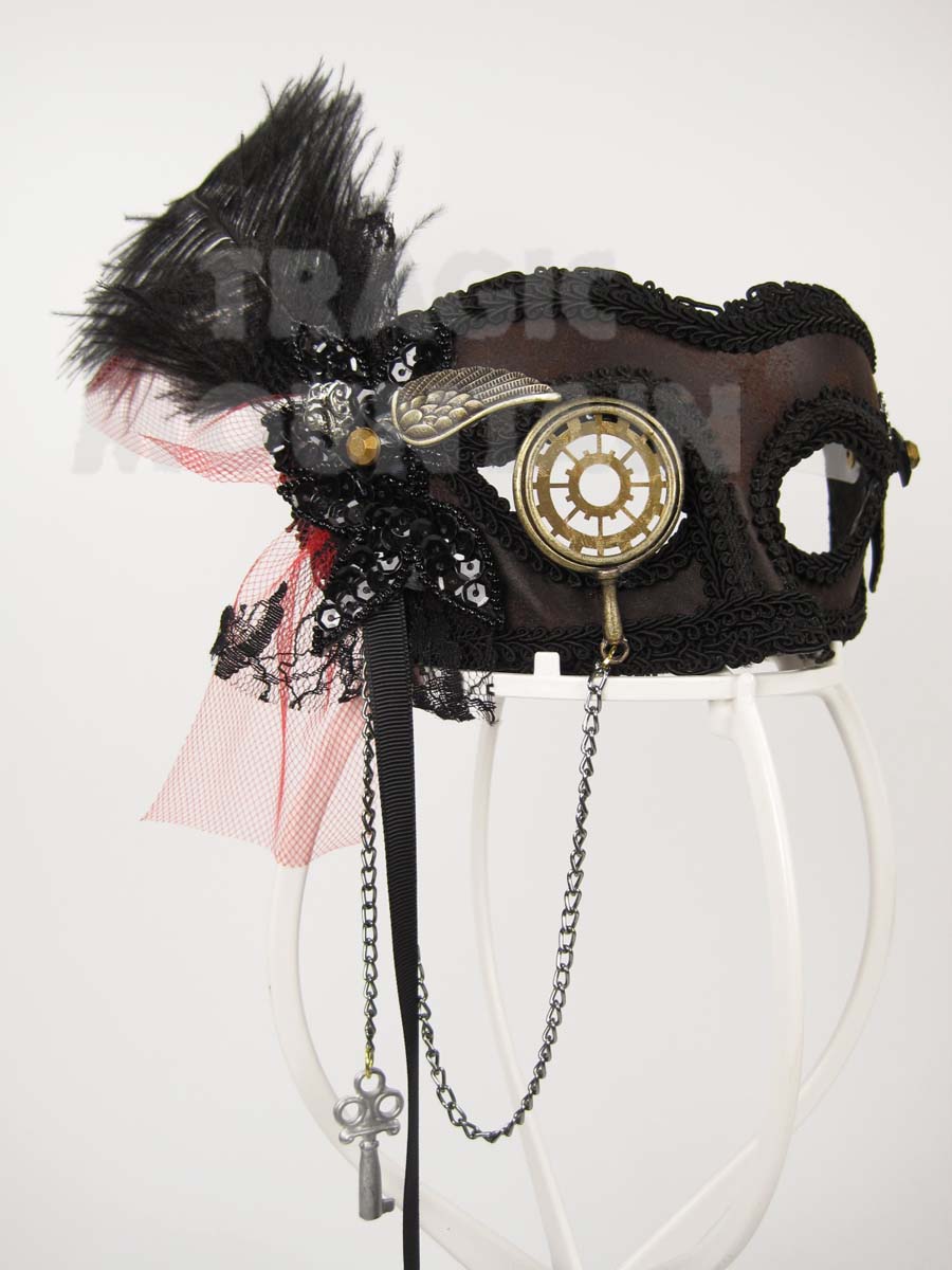 Steampunk Venetian Mask Costume at Phoebe Wardill blog